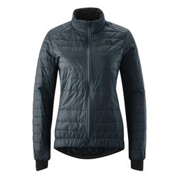 Fahrradjacke Gonso "Trail Jacket Primaloft W" Gr. 44, grau (anthrazit) Damen Jacken Wattierte Jacke mit hoher Wärmeisolation und wasserabweisende Ausrüstung.