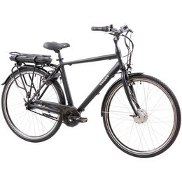 E-Bike Tretwerk "Mystic" E-Bikes Gr. 53 cm, 28 Zoll (71,12 cm), schwarz (schwarz matt) Pedelec, Elektrofahrrad für Damen u. Herren, Trekkingrad