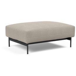 Polsterhocker INNOVATION LIVING &trade;, beige (gravel), B:100cm H:41cm T:75cm, 100% Polyester, Hocker, Polsterhocker, komfortabler Hocker, variabel einsetzbar