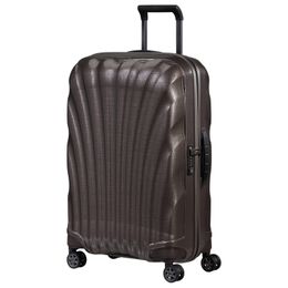 Hartschalen-Trolley Samsonite "C-LITE 69" Gr. -, braun (walnut) Koffer Reisekoffer Aufgabegepäck für Flugreisen TSA-Zahlenschloss