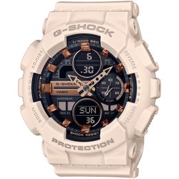 Chronograph Casio G-SHOCK "GMA-S140M-4AER" Armbanduhren beige Herren Quarzuhr, Armbanduhr, Damen, Herren, digital, bis 20 bar wasserdicht