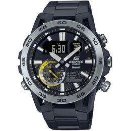 Smartwatch CASIO EDIFICE "ECB-40DC-1AEF" Smartwatches schwarz Armbanduhr, Herrenuhr, Bluetooth, Stoppfunktion, Weltzeit, digital