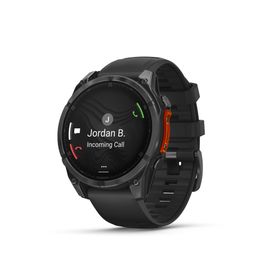 Smartwatch Garmin "fenix 8 - 47 mm" Smartwatches schwarz (schwarz, dunkelgrau)