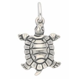 Adelia´s Ketten-Anhänger ADELIA´S "925 Silber Anhänger Schildkröte" Schmuckanhänger Gr. Silber 925 (Sterlingsilber), silberfarben (silber) Damen 925 Sterling Silber Silberschmuck für