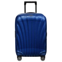 Hartschalen-Trolley Samsonite "C-LITE 55 exp" Gr. B/H/T: 40 cm x 55 cm x 20 cm 36 l, blau (deep blue) Koffer Handgepäck-Koffer Reisekoffer TSA-Zahlenschloss USB-Schleuse