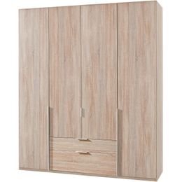 Kleiderschrank wimex "New York" Schränke Gr. B/H/T: 180 cm x 208 cm x 58 cm, 4 St., braun (struktureichefarben hell) wahlweise 208 oder 236cm hoch