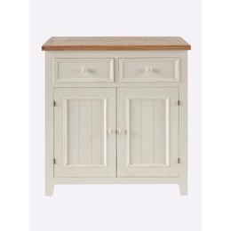 Kommode HEINE HOME Sideboards Gr. B/H/T: 84 cm x 85 cm x 37 cm, beige (creme, natur)