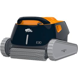 Poolroboter MAYTRONICS "Dolphin E30" Poolbodensauger bunt (schwarz, orange) für Boden- Wand- Wasserlinienreinigung