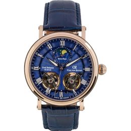 Automatikuhr Carl von Zeyten "Murg, CVZ0054RBSR" Armbanduhren blau Herren Armbanduhr, Herrenuhr, Datum, Made in Germany, Mechanische Uhr