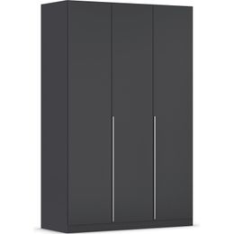 Drehtürenschrank Rauch "Kleiderschrank Schrank Garderobe AGORDO mit Dekor- oder Hochglanzfront" Schränke Gr. B/H/T: 136 cm x 210 cm x 54 cm, 3 St., grau (graumetallic) durchdachte Innenausstattung, in 6 Breiten und 2 Höhen MADE IN GERMANY