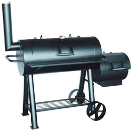 Smoker Tepro "Milwaukee" Grills Gr. B/H/T: 171 cm x 151 cm x 78 cm, schwarz BxTxH: 171x78,5x151 cm