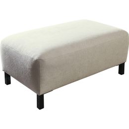 Hockerbank Places of Style "Trapani" Hocker Gr. B/H/T: 109 cm x 46 cm x 65 cm, Soft clean, weiß (white) Polsterbank Polsterhocker passend zum Ecksofa "Trapani", Soft Clean-Bezug leicht zu reinigen