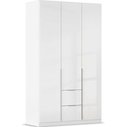 Drehtürenschrank Rauch "Kleiderschrank Schrank Garderobe AGORDO mit Dekor- oder Hochglanzfront" Schränke Gr. B/H/T: 136 cm x 229 cm x 54 cm, 3 St., weiß (alpinweiß, hochglanz weiß) mit Außenschubkästen, in 6 Breiten und 2 Höhen MADE IN GERMANY