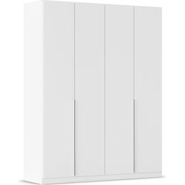 Drehtürenschrank Rauch "Kleiderschrank Schrank Garderobe AGORDO mit Dekor- oder Hochglanzfront" Schränke Gr. B/H/T: 181cm x 229cm x 54cm, 4 St., weiß (alpinweiß) durchdachte Innenausstattung, in 6 Breiten und 2 Höhen MADE IN GERMANY