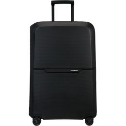 Hartschalen-Trolley Samsonite "MAGNUM, 75 cm" Gr. B/H/T: 51cm x 75cm x 32cm 104 l, grau (graphite) Koffer Reisekoffer Trolley Aufgabegepäck TSA-Zahlenschloss Volumenerweiterung