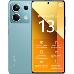 Xiaomi Smartphone "Redmi Note 13 8+256GB" Mobiltelefone Gr. 256 GB, blau (ocean teal)