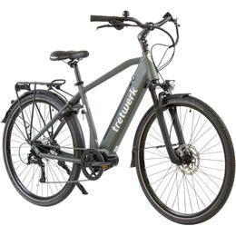 E-Bike Tretwerk "Sonic" E-Bikes Gr. 50 cm, 28 Zoll (71,12 cm), grün Pedelec, Elektrofahrrad für Damen u. Herren, Trekkingrad