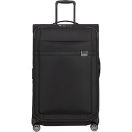 Weichgepäck-Trolley Samsonite "AIREA, 78 cm" Gr. B/H/T: 49 cm x 78 cm x 29 cm 112 l, schwarz (black) Koffer Weichschalenkoffer Großer-Koffer Reisekoffer mit Volumenerweiterung