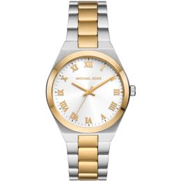 Quarzuhr Michael Kors "LENNOX" Armbanduhren silberfarben (silbergoldfarben) Damen Armbanduhr, Damenuhr, Edelstahlarmband, analog