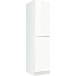 Seitenschrank KOCHSTATION "KS-Eton", weiß (weiß hochglanz), B:50cm H:200cm T:60cm, Schränke