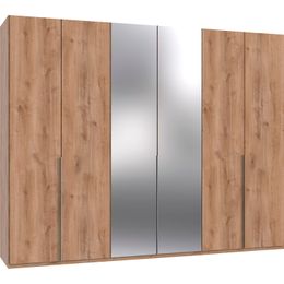 Kleiderschrank wimex "New York" Schränke Gr. B/H/T: 270cm x 208cm x 58cm, 6 St., braun (plankeneichefarben)