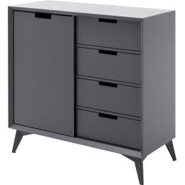 Highboard MCA furniture "Netanja" Sideboards Gr. B/H/T: 93 cm x 92 cm x 40 cm, grau (grau matt) Breite ca. 93 cm