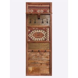 Garderobe HEINE HOME Garderobenpaneele Gr. B/H/T: 60,5cm x 170cm x 16cm, bunt (braun, bunt)