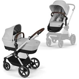 Kinder-Buggy Cybex "Cybex Gold, Eos Lux" grau (lava grey) Baby Kinderwagen