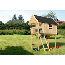 Spielturm Konifera "Matti" Spieltürme beige (natur) Kinder BxTxH: 120x244x325 cm