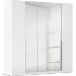 Drehtürenschrank Rauch "Kleiderschrank Schrank Garderobe AGORDO mit Dekor- oder Hochglanzfront" Schränke Gr. B/H/T: 226 cm x 229 cm x 54 cm, 5 St., weiß (alpinweiß, hochglanz weiß) durchdachte Innenausstattung, in 6 Breiten und 2 Höhen MADE IN GERMANY