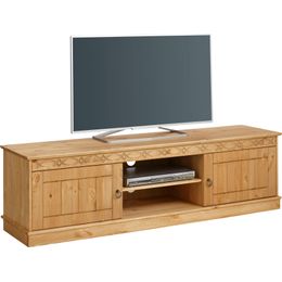 TV-Board Home Affaire "Indra" Sideboards Gr. B/H/T: 160 cm x 45 cm x 40 cm, beige (natur) wahlweise in 2 Breiten, Fernsehtisch