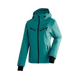 Skijacke Maier Sports "Lunada" Gr. 36, blau (türkis) Damen Jacken Winterjacke, wind- und wasserdicht, 4 RV-Taschen, Regular Fit