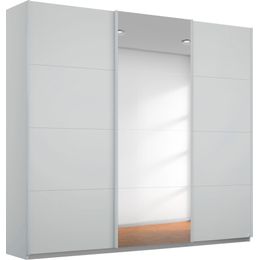 Schwebetürenschrank Rauch "Kleiderschrank Schrank Garderobe Wäscheschrank BESTSELLER KEPAN" Schränke Gr. B/H/T: 203 cm x 230 cm x 62 cm, 3 St., grau (seidengrau) inkl. Schubladen-Einsatz und extra Einlegeböden MADE IN GERMANY