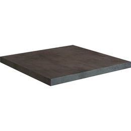 Arbeitsplatte KOCHSTATION "KS-Universal" Tischplatten Gr. B/T/H: 120cm x 60cm x 3,8cm, blau (betongrau) Stärke 38 mm, in verschiedenen Breiten und Farben