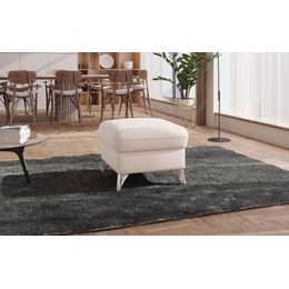 Sit & More Polsterhocker SIT&MORE "Astoria" Hocker Gr. B/H/T: 63 cm x 48 cm x 74 cm, Luxus-Microfaser ALTARA NUBUCK, mit Stauraum, beige (creme) Passend zur "Astoria"-Serie