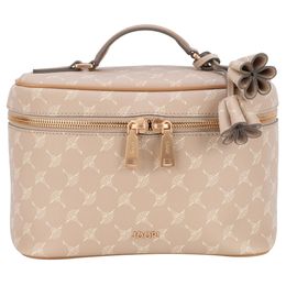 JOOP! Kosmetiktasche JOOP "cortina 1.0 flora washbag mhz" Gr. B/H/T: 24 cm x 17 cm x 13 cm, beige (sesame) Damen Taschen Schminktasche Beautycase Kulturbeutel