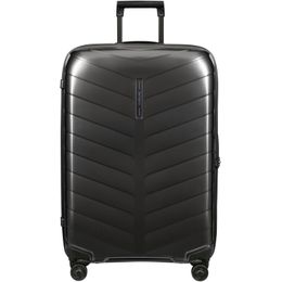 Hartschalen-Trolley Samsonite "ATTRIX, 75 cm" Gr. B/H/T: 51 cm x 75 cm x 30 cm 97 l, grau (anthracite) Koffer groß Reisegepäck Aufgabegepäck mit TSA-Schloss