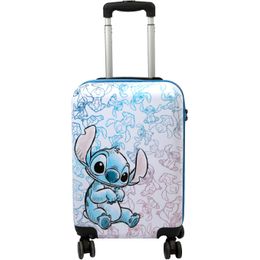 Kinderkoffer Undercover "Stitch, 59 cm" Gr. B/H/T: 34,5cm x 58,5cm x 23cm 35 l, blau (stitch) Kinder Koffer mit TSA-Zahlenschloss