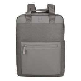 Notebookrucksack Harbour 2nd "Hamburg XL" Gr. B/H/T: 30 cm x 40 cm x 12 cm, grau (dolphin) Damen Rucksäcke Tagesrucksack Arbeitsrucksack Schulrucksack