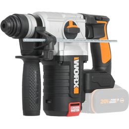 WORX Akku-Bohrhammer "NITRO WX380.9" Bohrmaschinen 3-IN-1, bürstenloser Motor, 2,2J Schlagenergie, ohne Akku & Ladegerät bunt (schwarz, orange)