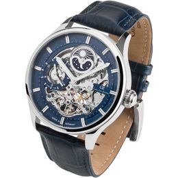 Automatikuhr Carl von Zeyten "Neustadt, CVZ0008BLS" Armbanduhren blau Herren Armbanduhr, Herrenuhr, Datum, Made in Germany, Mechanische Uhr