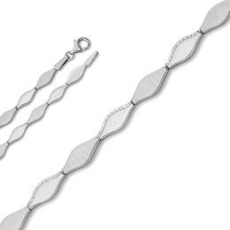 Silberarmband ONE ELEMENT "Zirkonia Armband aus 925 Silber 19 cm" Armbänder Gr. 19, Silber 925 (Sterlingsilber), silberfarben (silber) Damen Silber Schmuck