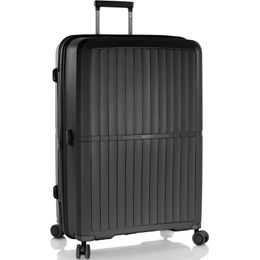 Hartschalen-Trolley Heys "AirLite, 76 cm" Gr. B/H/T: 50 cm x 76 cm x 31 cm 118 l, schwarz (black) Koffer Reisegepäck groß Reisekoffer TSA Schloss Volumenerweiterung