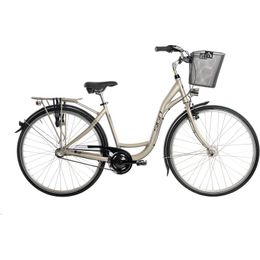 Cityrad SIGN Fahrräder Gr. 48 cm, 28 Zoll (71,12 cm), beige (champagner) für Damen und Herren