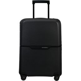 Hartschalen-Trolley Samsonite "MAGNUM, 55 cm" Gr. B/H/T: 40cm x 55cm x 20cm 38 l, grau (graphite) Koffer Reisekoffer Aufgabegepäck Reisegepäck Made in Europe