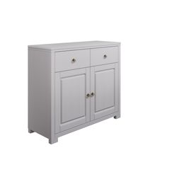 Kommode Home Affaire "Gotland" Sideboards Gr. B/H/T: 102 cm x 89 cm x 40 cm, weiß/gewachst, 2 St., beige (natur) aus massiver Kiefer, mit 2 Schubladen, FSC, Breite 102 cm