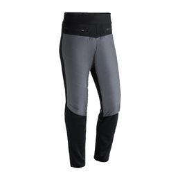 Skihose Maier Sports "Skjoma Pants M" Gr. 48, Normalgrößen, blau (graublau), Herren, Oberstoff 1: 85% Polyamid, 15% Elasthan / Oberstoff 2: 100% Polyester, Hosen, Herren Langlaufhose, 4-Wege-Stretch, wattierte Skitourenhose