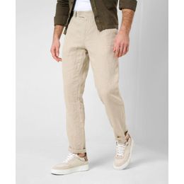 Chinohose Brax "Style EVANS" Gr. 52, Normalgrößen, beige (hellbeige) Herren Hosen