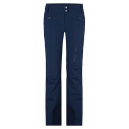 Skihose Ziener "TIPPA" Gr. 36, EURO-Größen, blau (navy), Damen, Obermaterial: 100% Polyester recycled;Futter: 1. 100% Polyester, 2. 100% Polyamid;Wattierung: 100% Polyester, Hosen