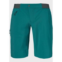 Schöffel Shorts SCHÖFFEL "Shorts Mellow Trail M" Gr. 50, Normalgrößen, grün (6895, grün), Oberstoff : 85% Nylon 15% Elasthan, Hosen